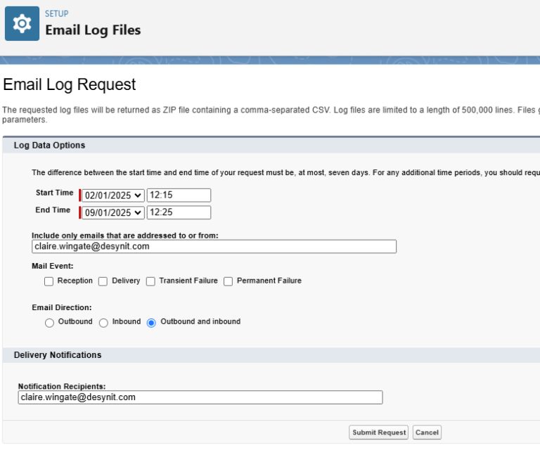 How To Use Salesforces Email Log Functionality To Monitor Emails To And From Salesforce